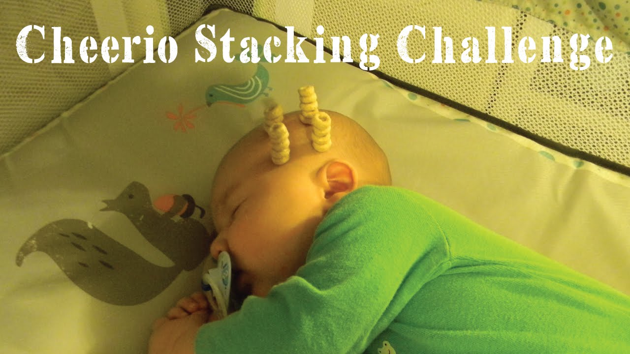 Cheerio Stacking Challenge - YouTube