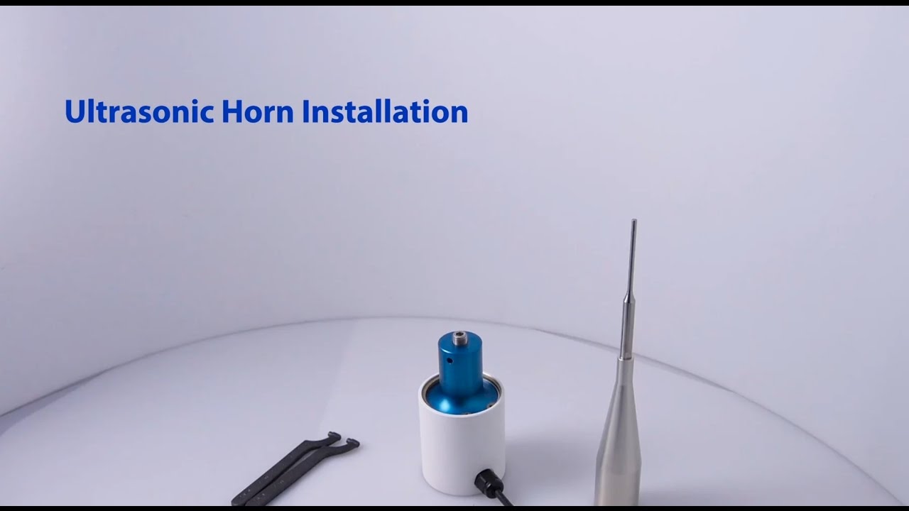 Ultrasonic Horn Installation - YouTube