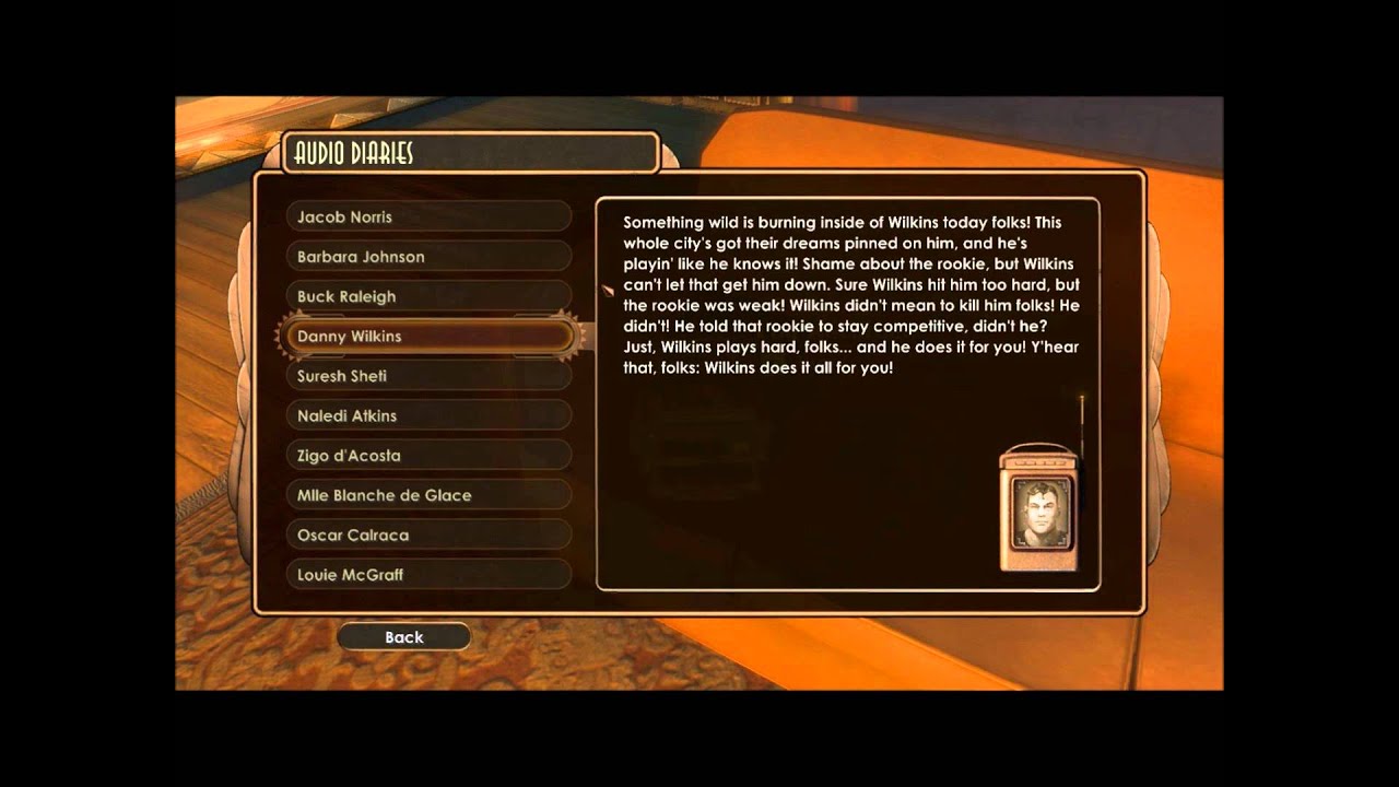 Bioshock 2 audio diaries - proofnet