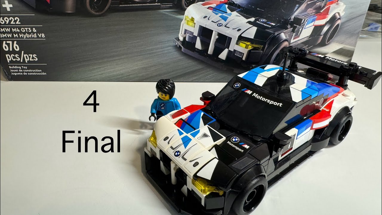 BMW M4 GT3 Lego Build - LEGO SPEED CHAMPIONS - Part 4 (FINAL) - YouTube