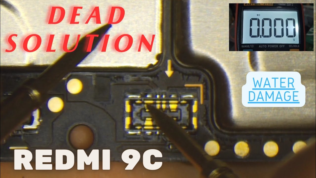 Redmi 9c Mati Total Kena Air || Water Damage Dead Solution..!! - YouTube