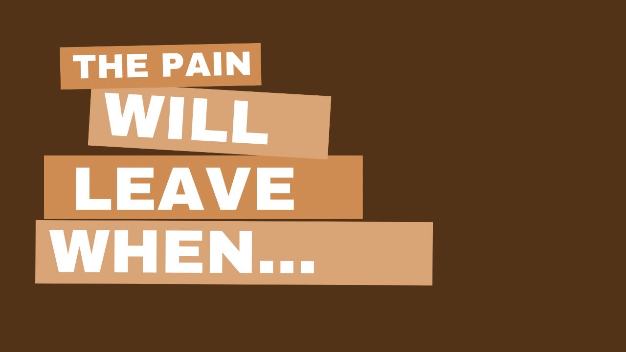 When does the pain leave? #mentalandphysicalhealth #goal2024 #pain # ...