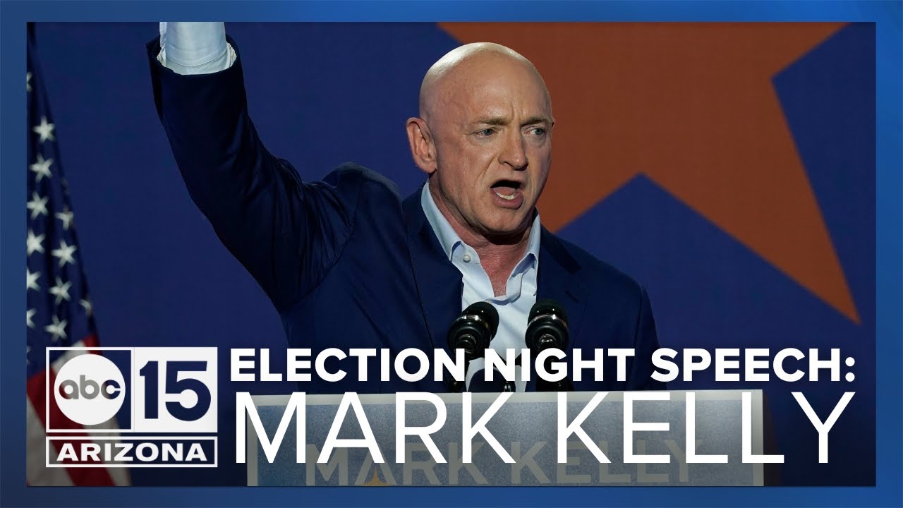 Arizona Senator Mark Kelly speaks - YouTube