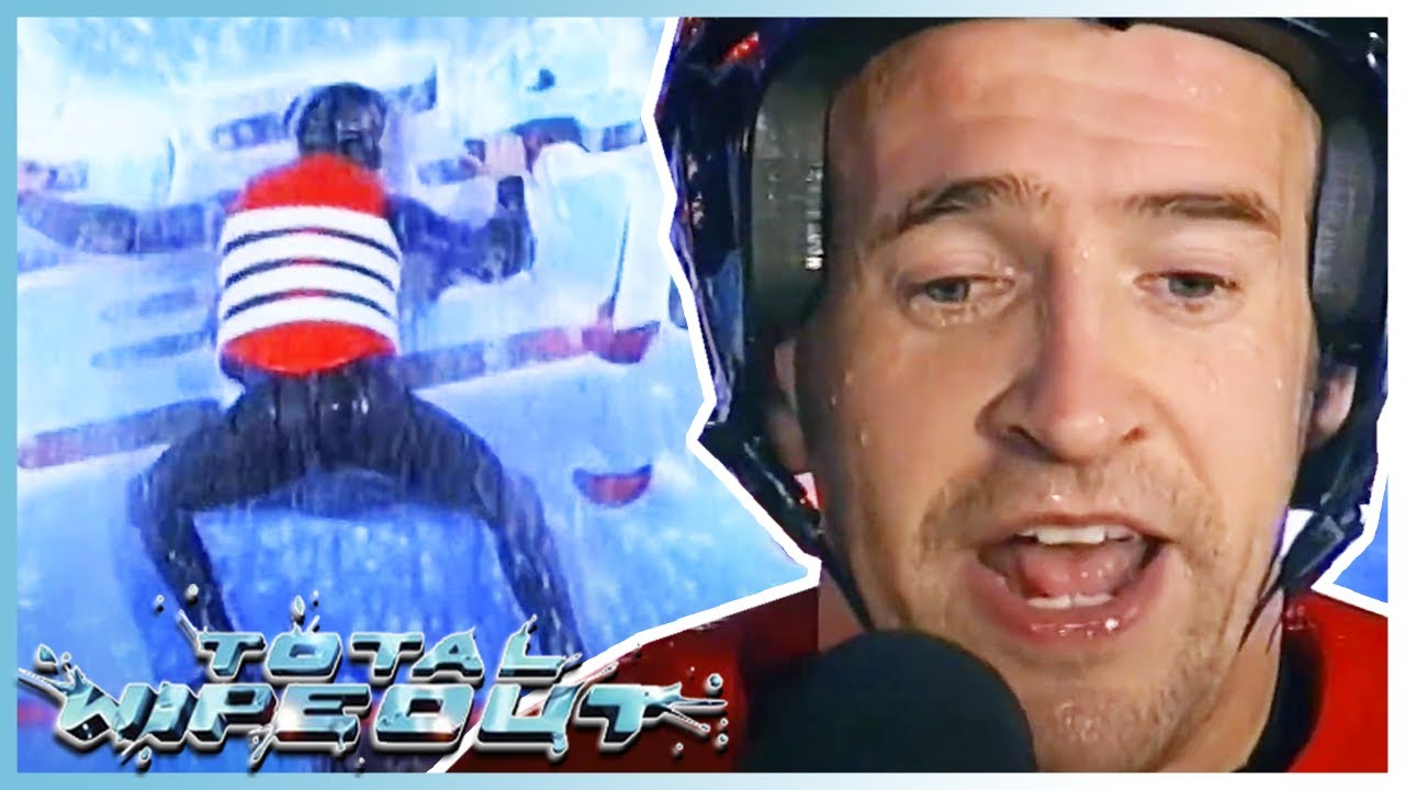 NAKED Stevie Takes On The Sweeper! | Total Wipeout UK | S01 E06 | Full ...