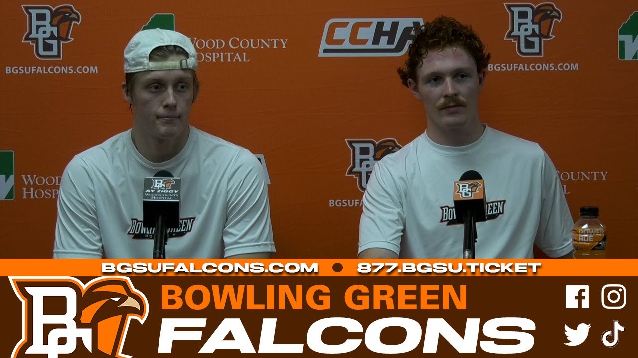 BG Hky : Brody Waters and Seth Fyten Postgame 11.24 - YouTube