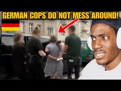 American Reacts to German Police Arresting People with an Arrest Warrant