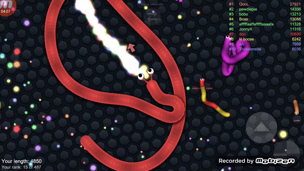 Chơi slither.io tập 1|Ban mobile - YouTube