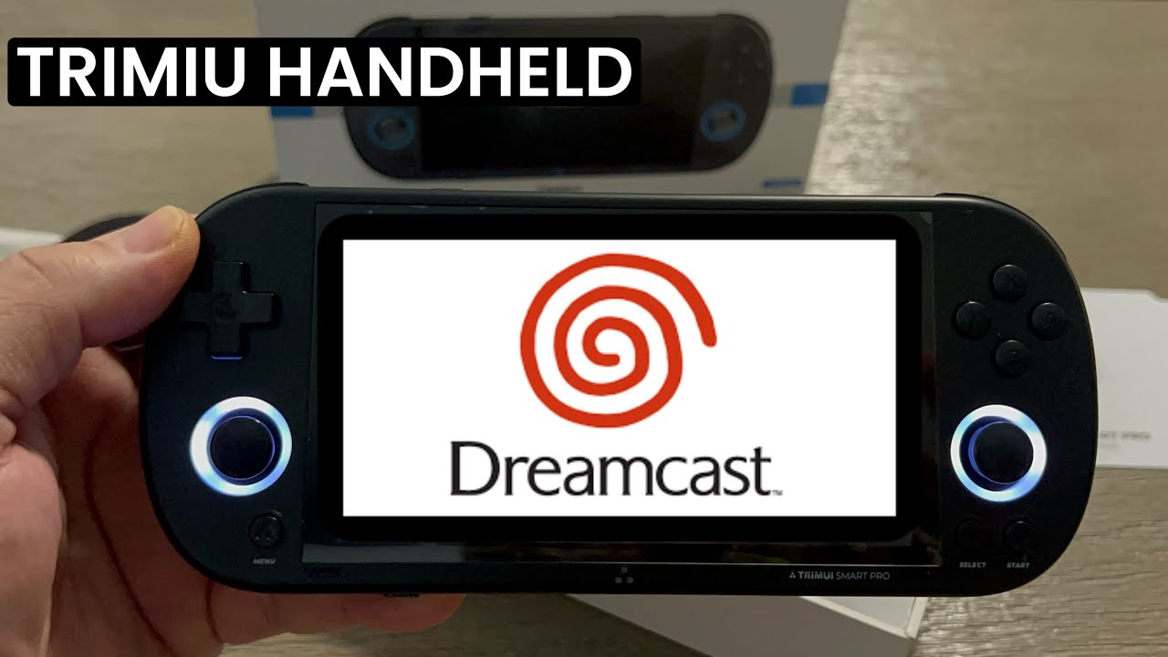 TRIMIU HANDHELD ( DREAMCAST GAMES TEST) - YouTube