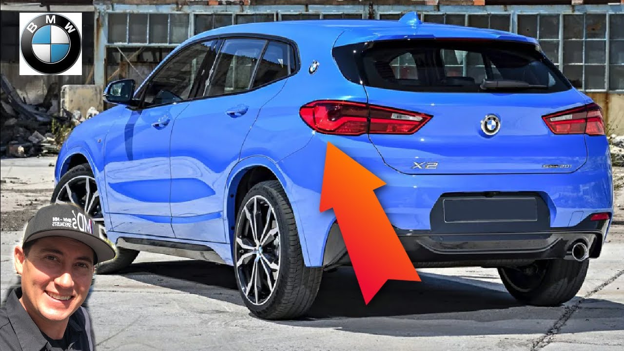 BMW X2 - Tail light Bulb Check / Repair hack - YouTube
