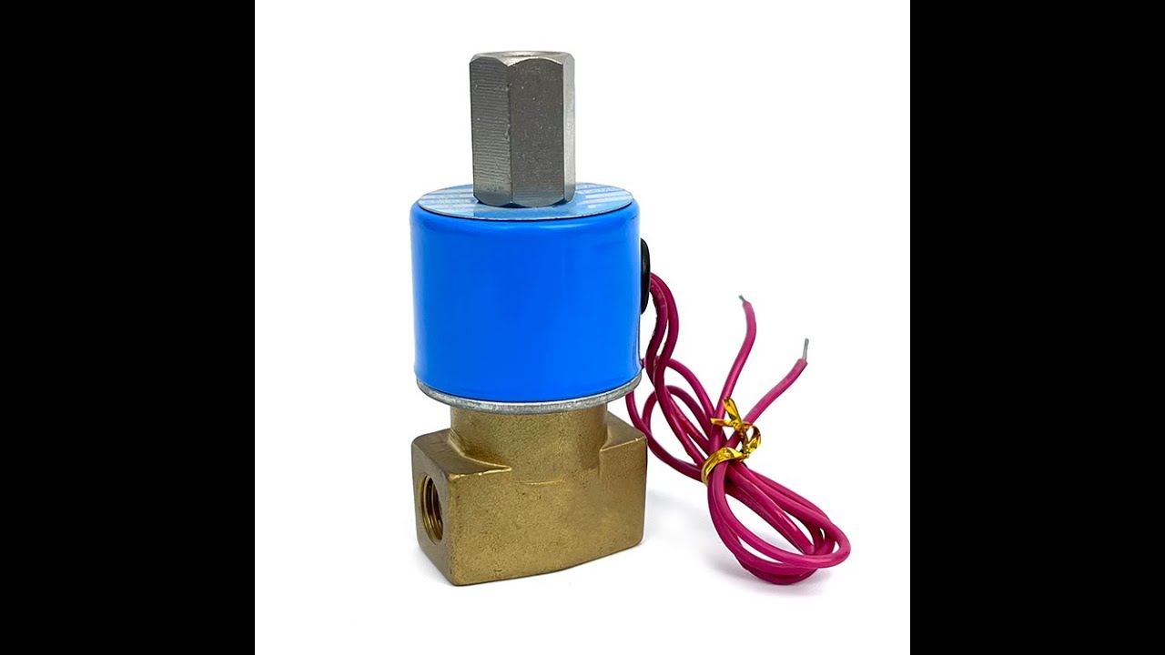 KSD Type DC231Y DC221Y DC241Y 3 Way Normally Closed Brass Solenoid ...