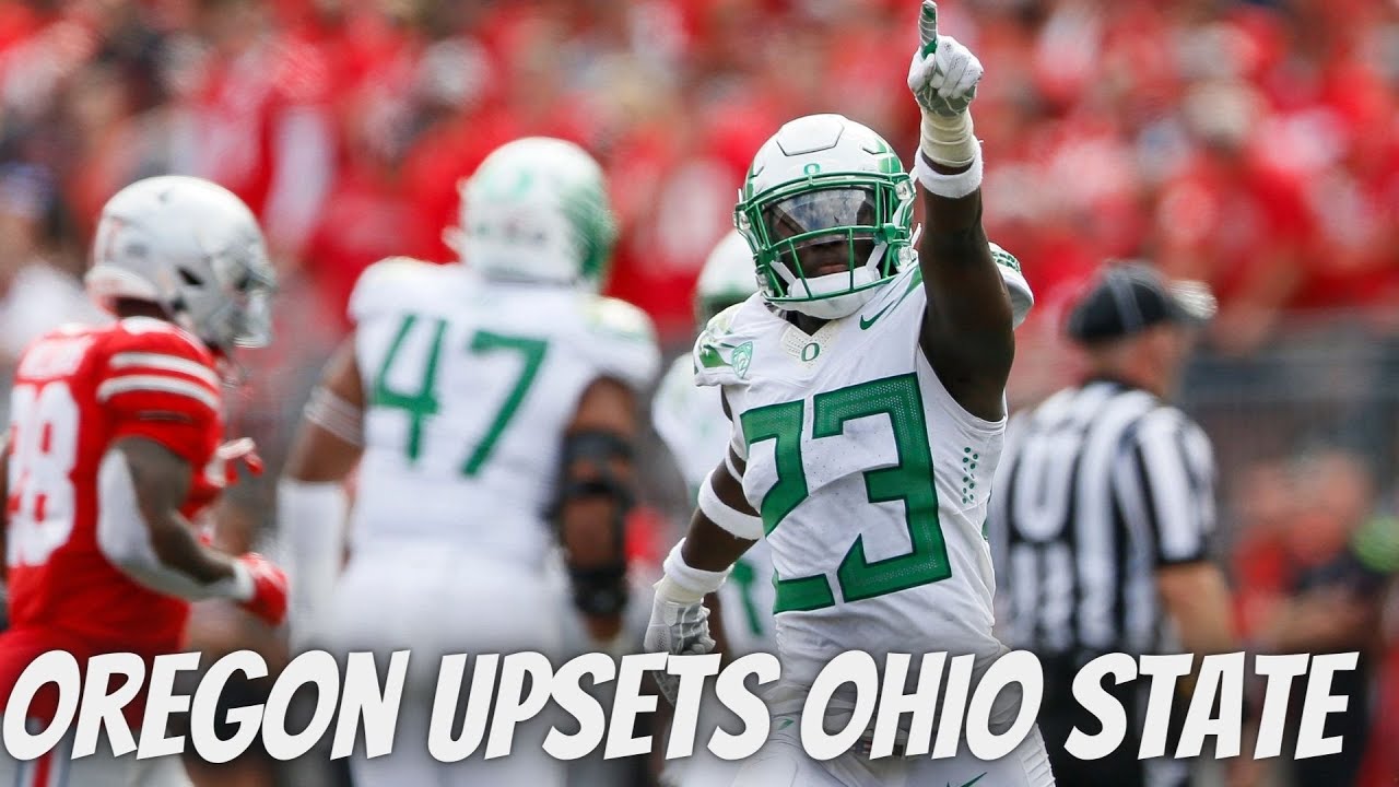 No. 12 Oregon Upsets No. 3 Ohio State on the Road in Columbus ...
