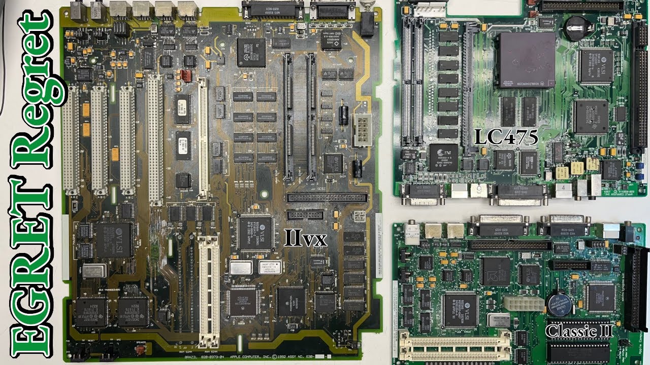 Working on vintage Macintosh boards that I think have bad EGRET chips ...