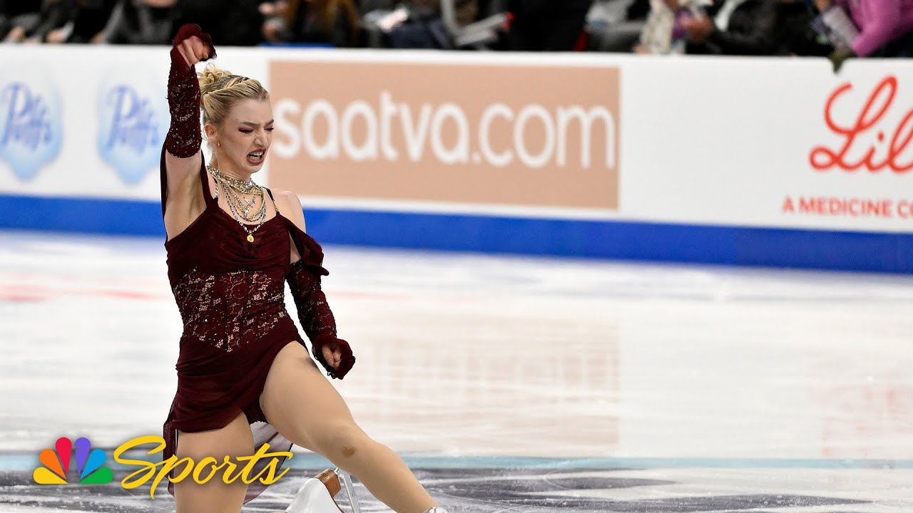Amber Glenn makes HERstory with RECORD-SETTING short program at U.S ...