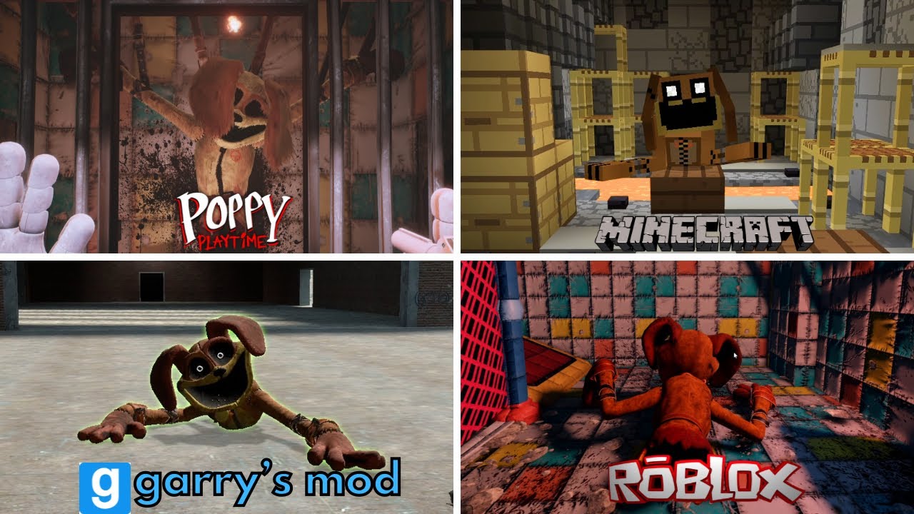 Poppy Playtime: Chapter 3 DogDay Evolution in Garrys Mod, Minecraft ...