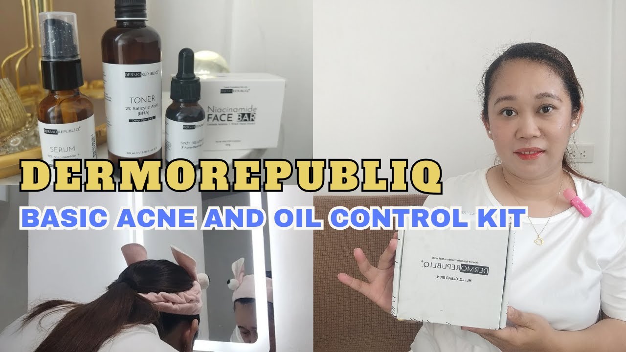 DERMOREPUBLIQ BASIC ACNE AND OILCONTROL KIT REVIEW. - YouTube