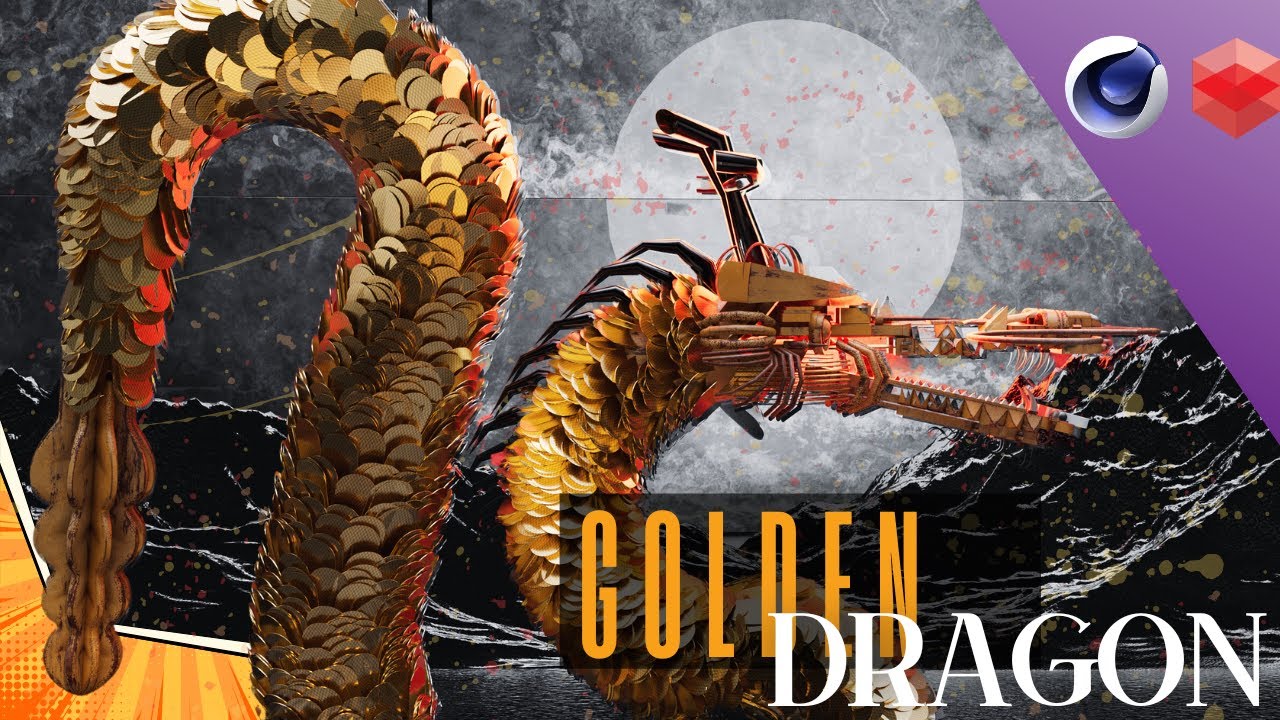 Scale and Metal l Modeling A Metal Dragon PT. 3 l Cinema 4D l Redshift ...