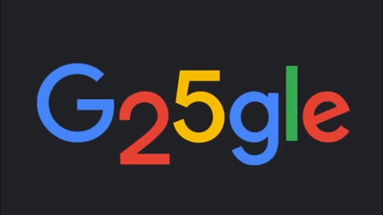 Google 25th Anniversary Animation - YouTube