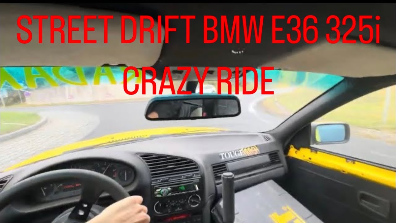 STREET DRIFT BMW E36 325i coupe E36 Compact 318is (RAW VIDEO 4k) - YouTube