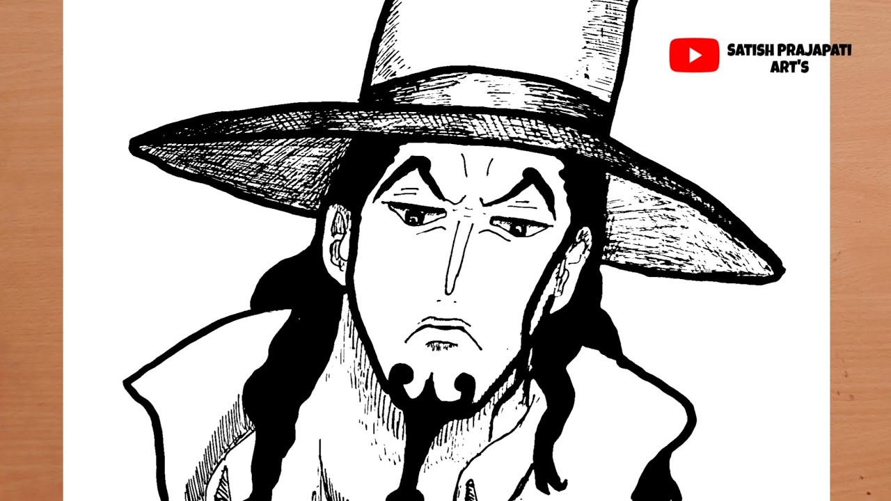 How to Draw Rob Lucci From One Piece || Easy Anime Drawing || Step by ...