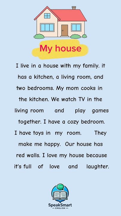 My Family House | English Vocabulary for Rooms & Family Activities | # ...