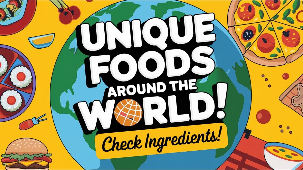 "Discover Unique Foods Around the World | Surprising Dishes You Must ...