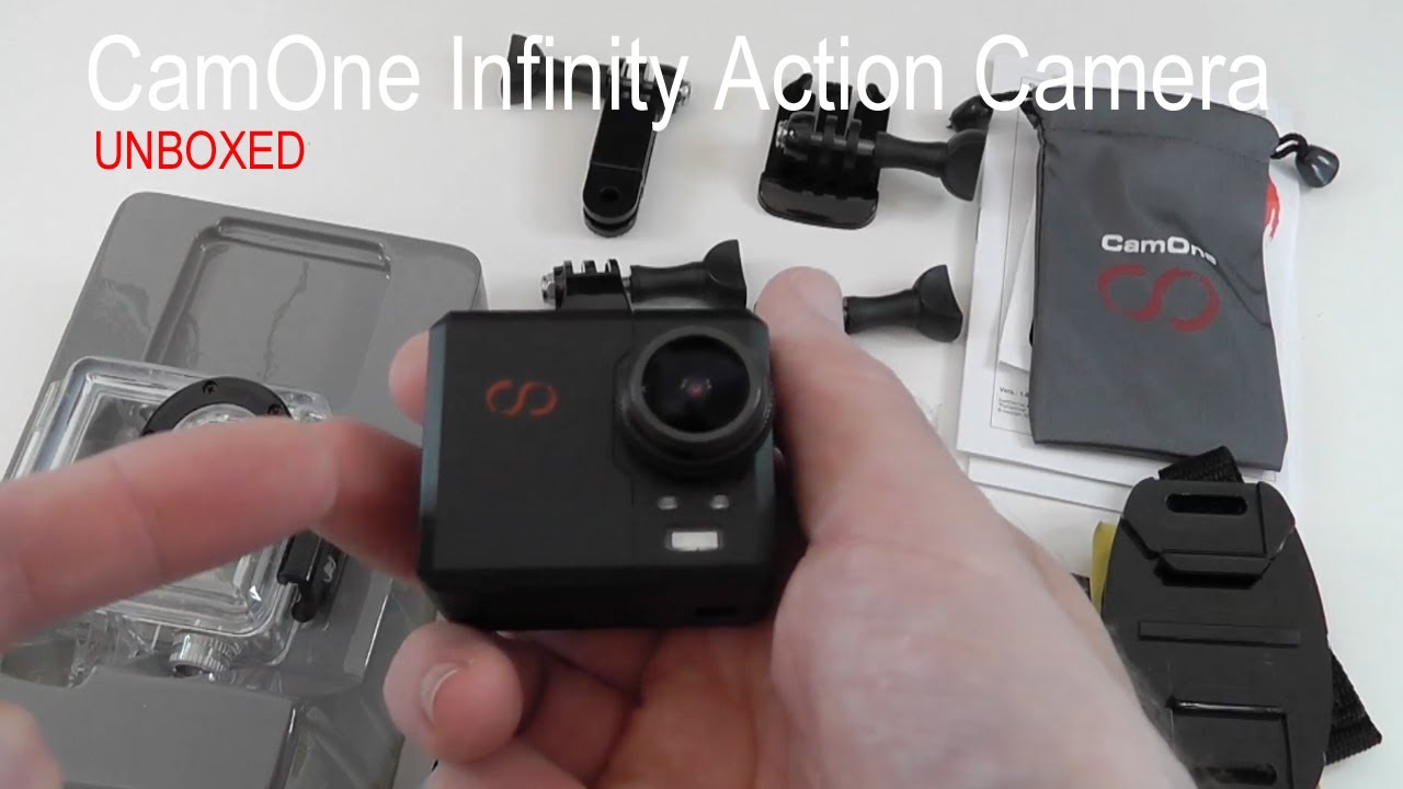 CamOne Infinity HD Action Camera Unboxing & First Look - YouTube