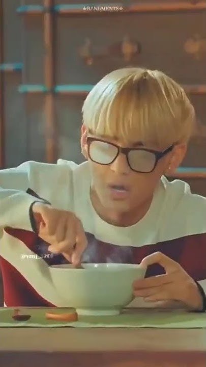 When Taehyung and Jimin wants to try Korean spicy hot ramen mukbang challenge 😂 it's hilarious # ...