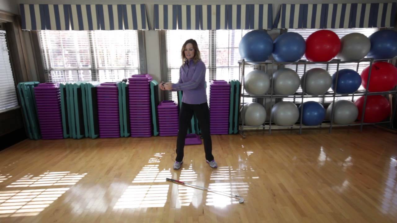 Golf exercises for women - YouTube