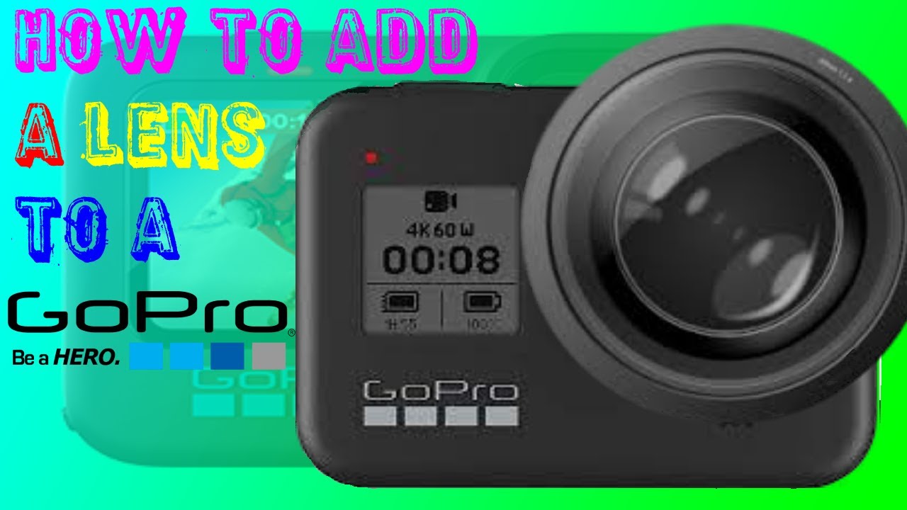 How to attach a DLSR lens to a GoPro - YouTube