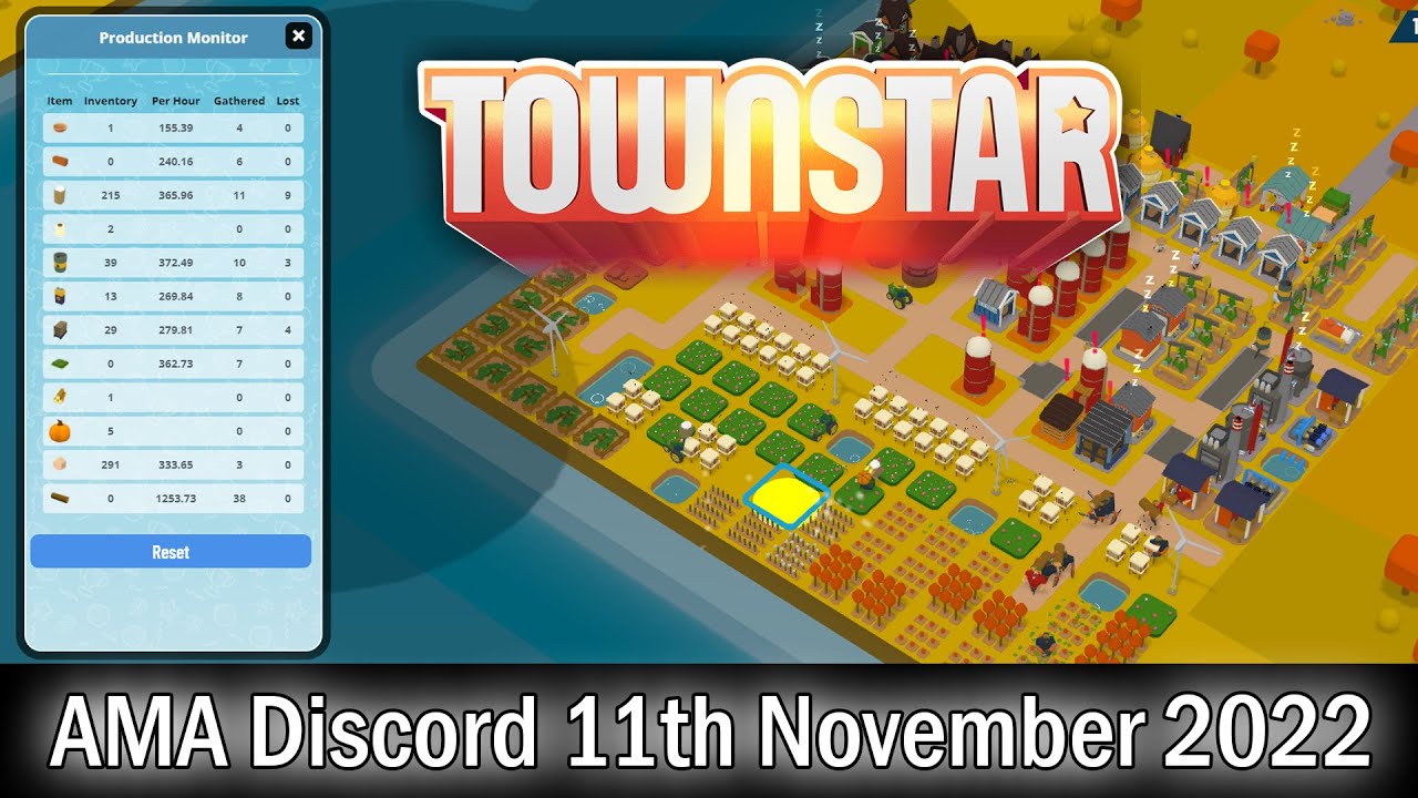 Town Star: AMA Discord 11th November 2022 - YouTube
