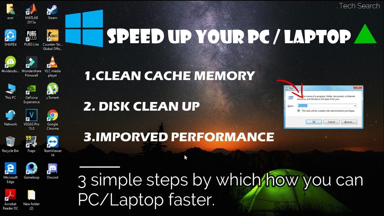 How to make PC/Laptop faster in 3 simple steps - YouTube