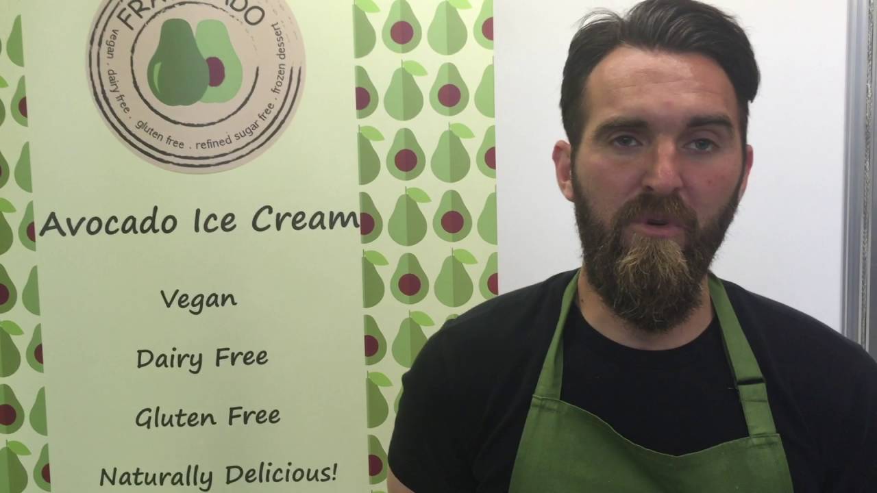 Gabriel Osbourne introduces Fravocado, avocado ice cream, at the ...