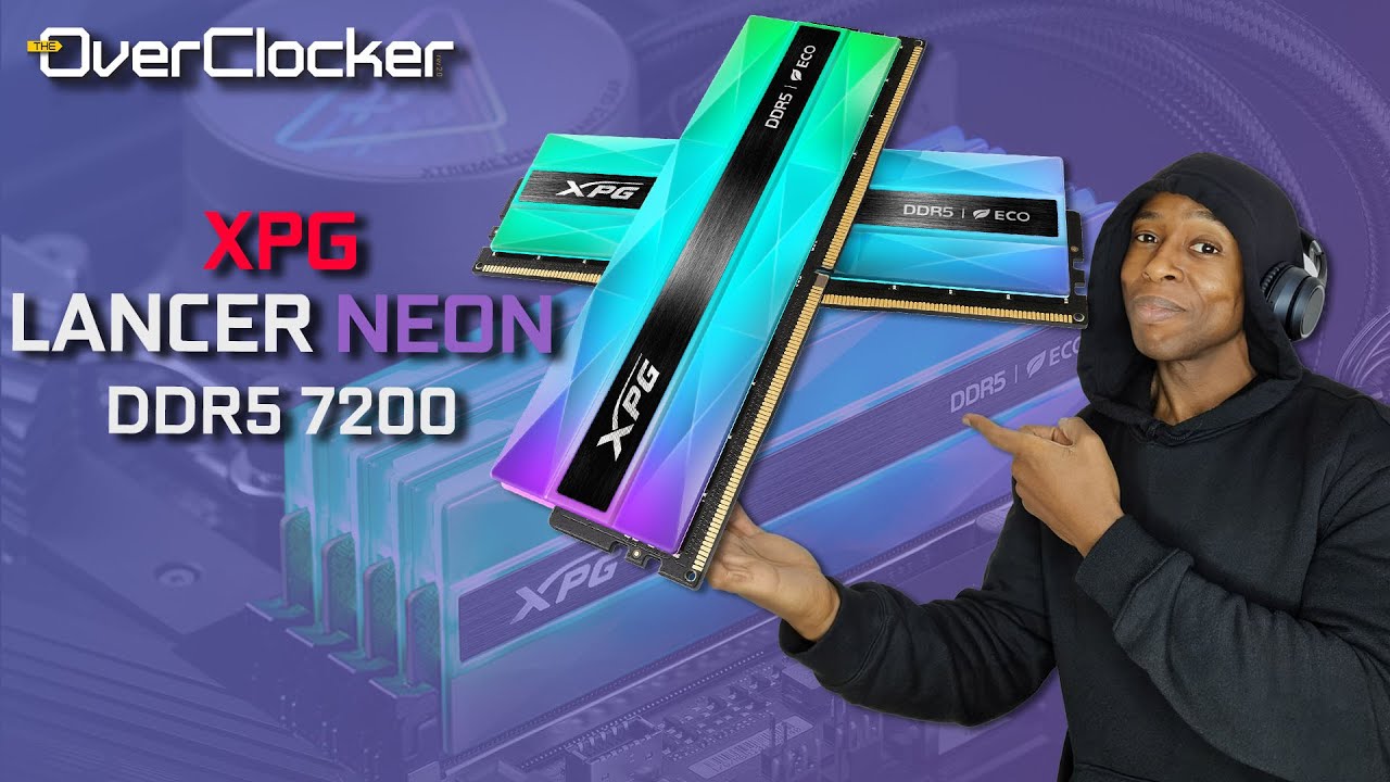 XPG Lancer Neon RGB DDR5 7200 - The most colourful memory yet - YouTube
