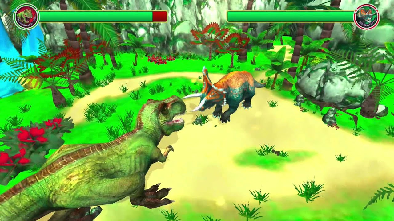 Dinosaur Time Capsules: T-Rex vs. Triceratops - YouTube