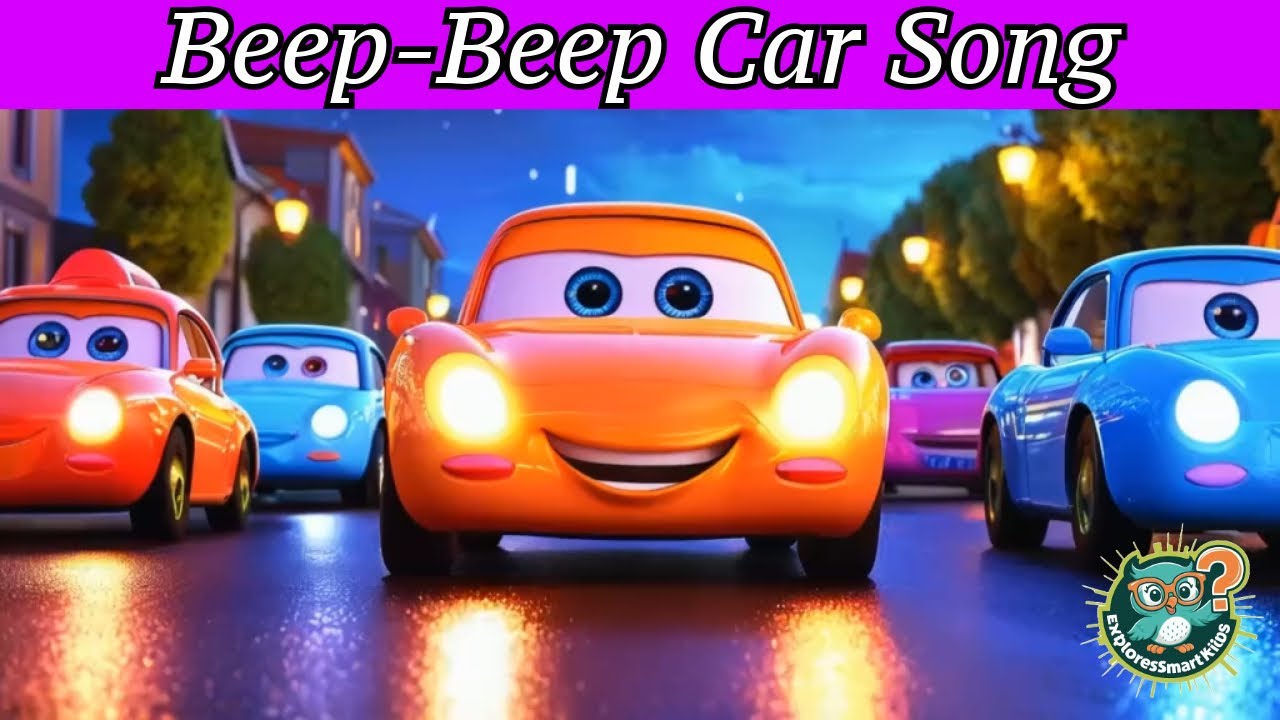 Beep-Beep 🚗🚗🚗 Song for Children | Fun Car Ride Nursery Rhyme - YouTube