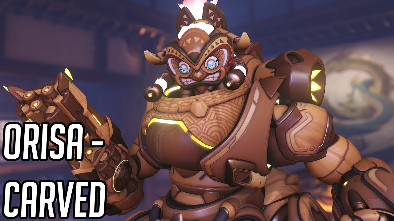 Orisa "Carved" Skin Showcase - Overwatch 2 - YouTube