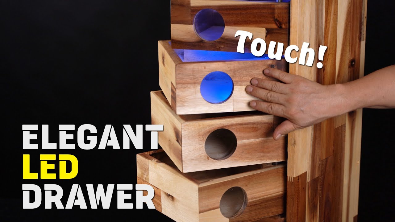 Elegant LED Drawer / DIY - YouTube