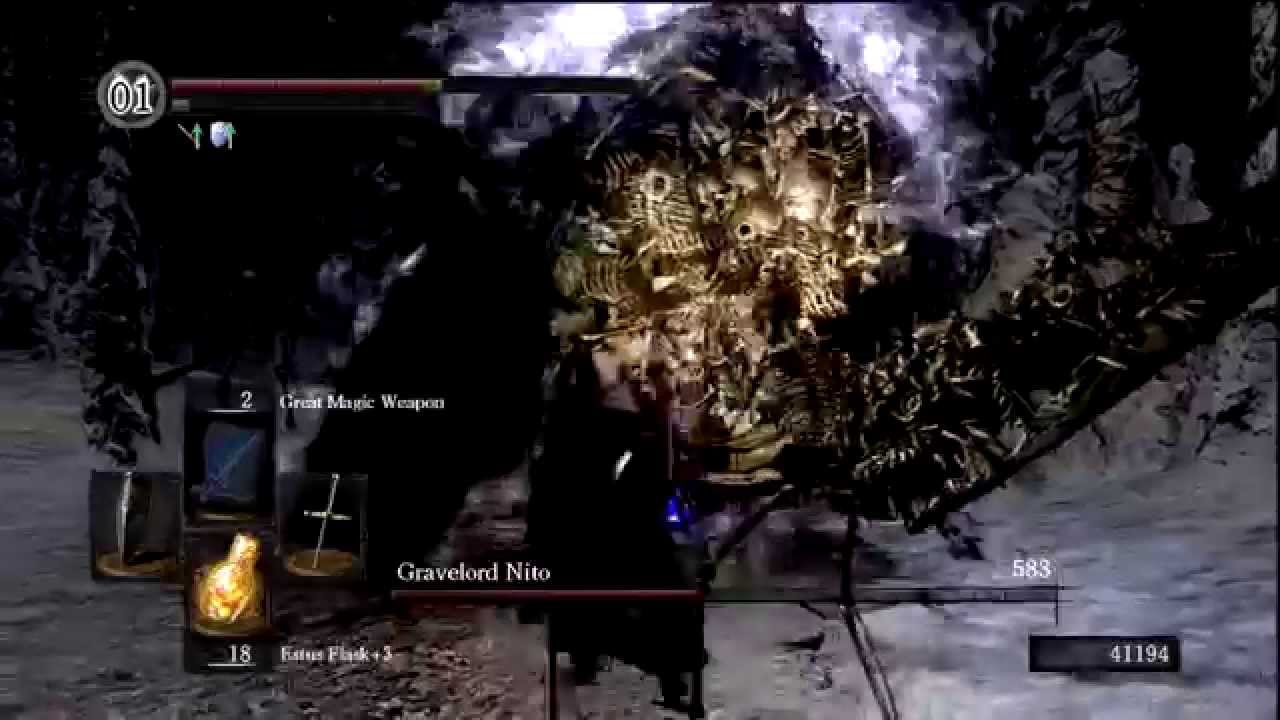 Dark Souls - Nice and Easy Nito Kill [Balder Side Sword Dex Build ...