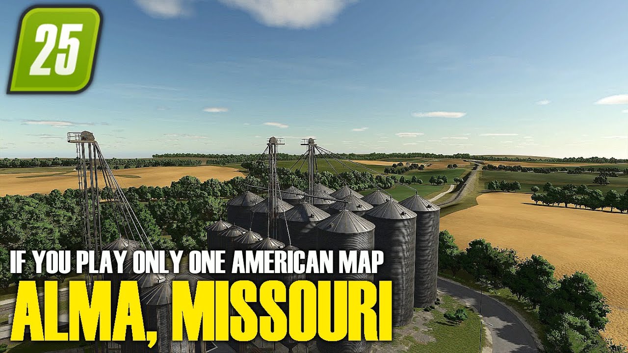 Alma, Missouri FS25 Map Tour | Farming Simulator 25 - YouTube