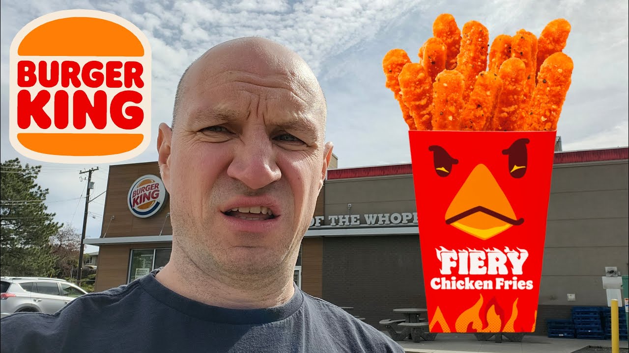 Burger King's New Fiery Chicken Fries! - YouTube