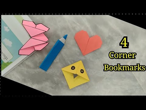 how to make paper bookmark | diy paper bookmark ideas | diy corner ...