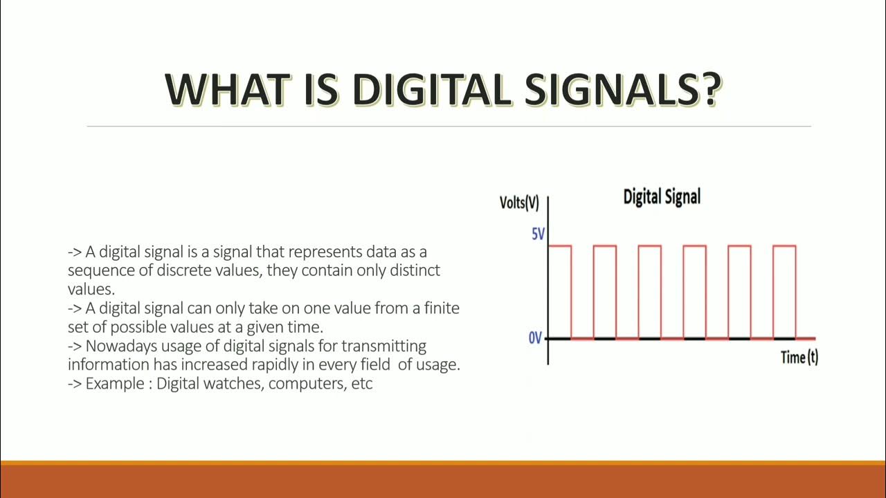 TRANSMISSION OF DIGITAL SIGNALS || CH-3 CONCEPTUALIZATION - YouTube
