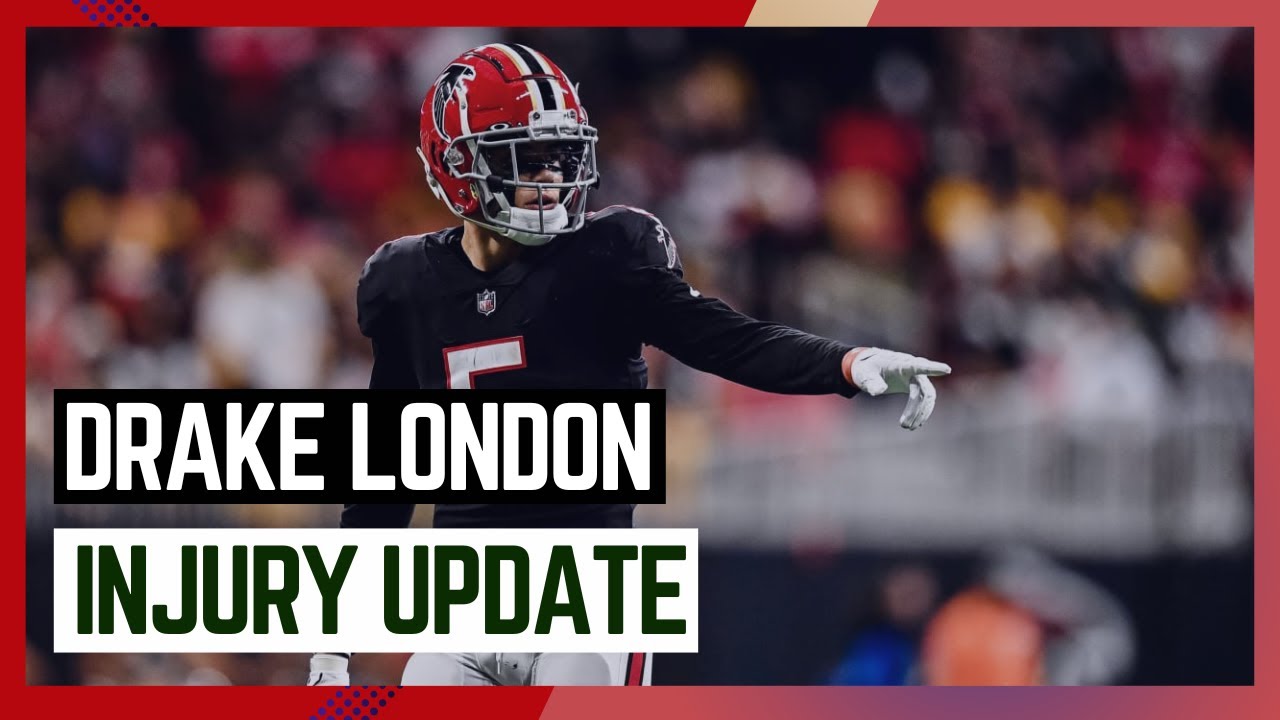 Drake London Shoulder Injury! - YouTube