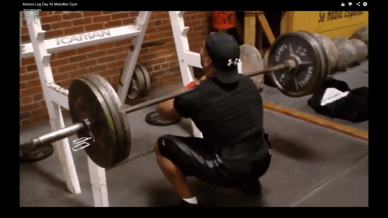 Intense Leg Day At Metroflex Gym - YouTube