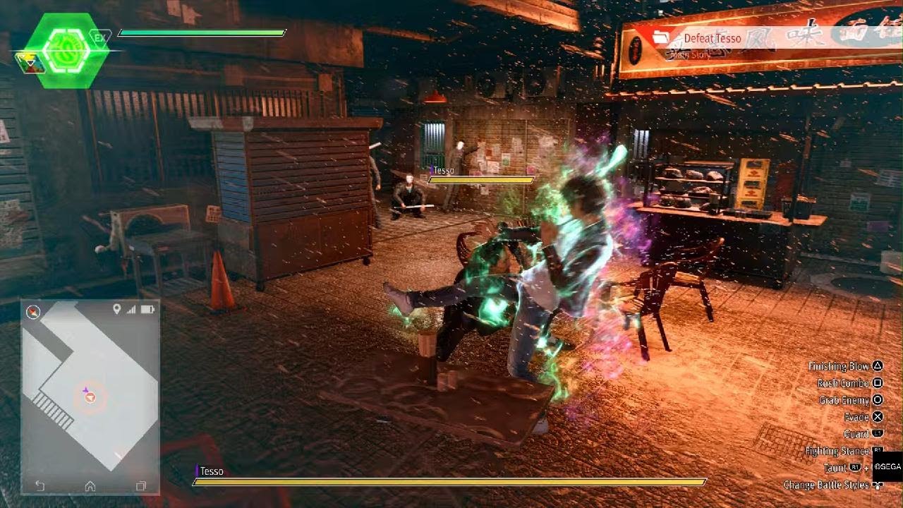 Lost Judgment - last tiger running attack connected real good! - YouTube