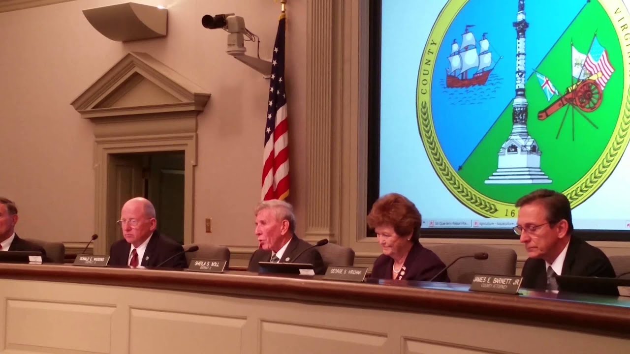 Chairman Donald Wiggins on Late County Administrator James "Mac ...