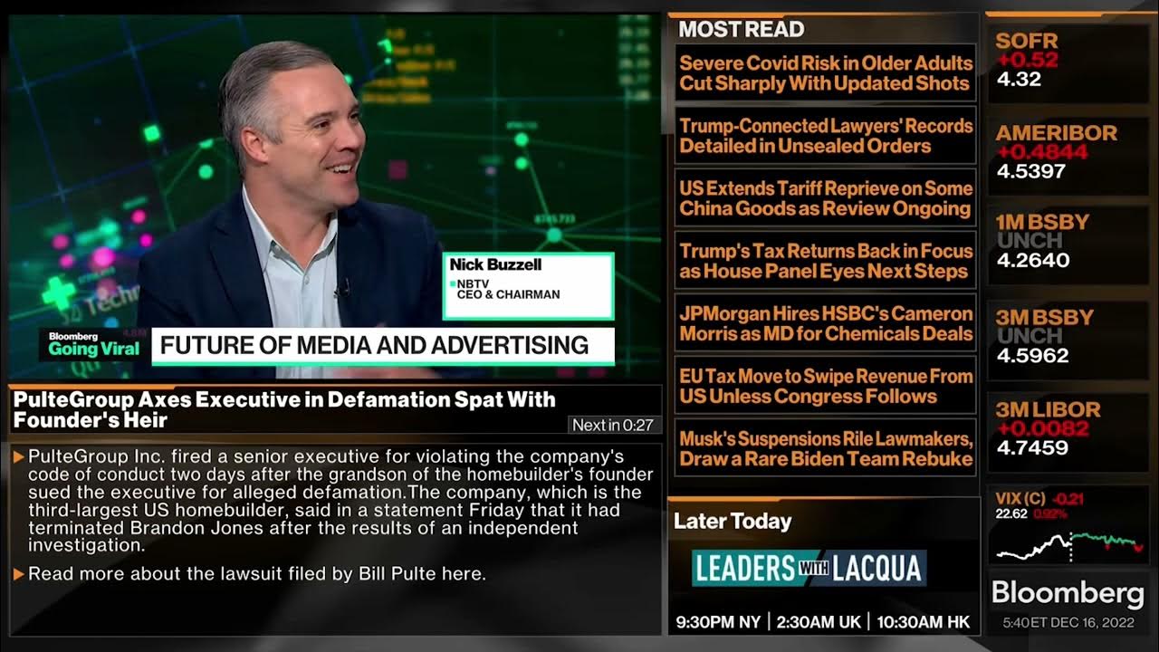 Nick Buzzell (Chairman & CEO) on Bloomberg 12/16/22 - YouTube