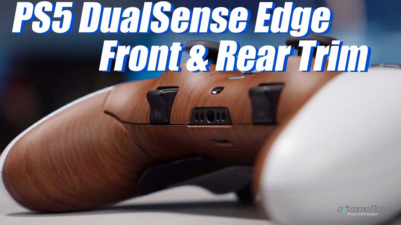 eXtremeRate PS5 DualSense EDGE Controller Customized Front & Rear Panel ...