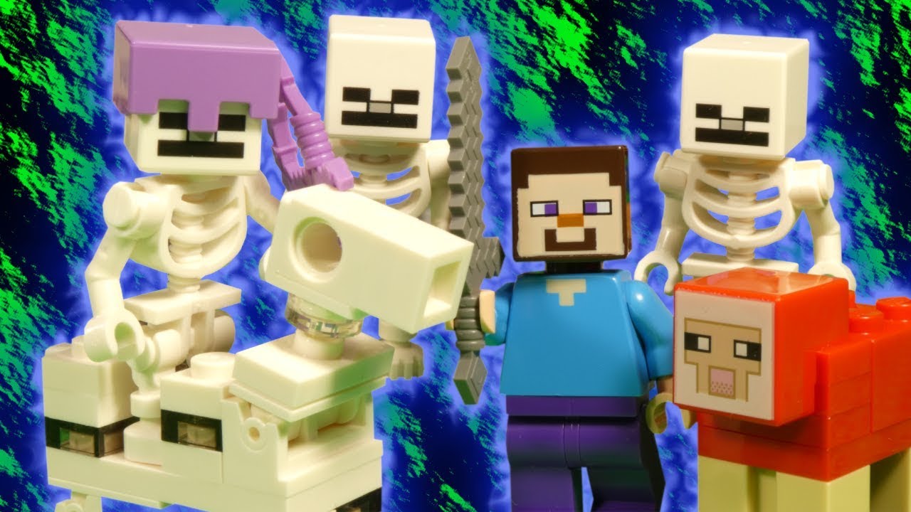 LEGO MINECRAFT - THE SKELETON ATTACK - 21146 - YouTube