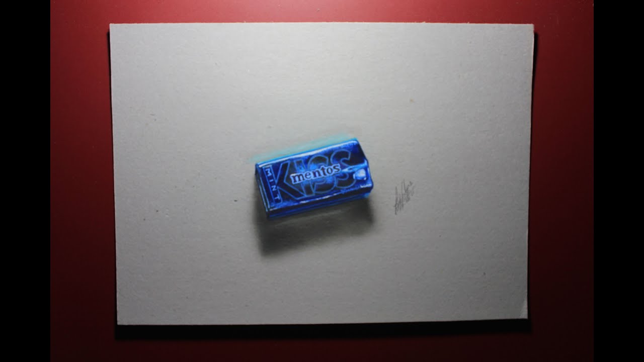 How I draw a Mentos (Time lapse) Hyperrealistic draw - YouTube